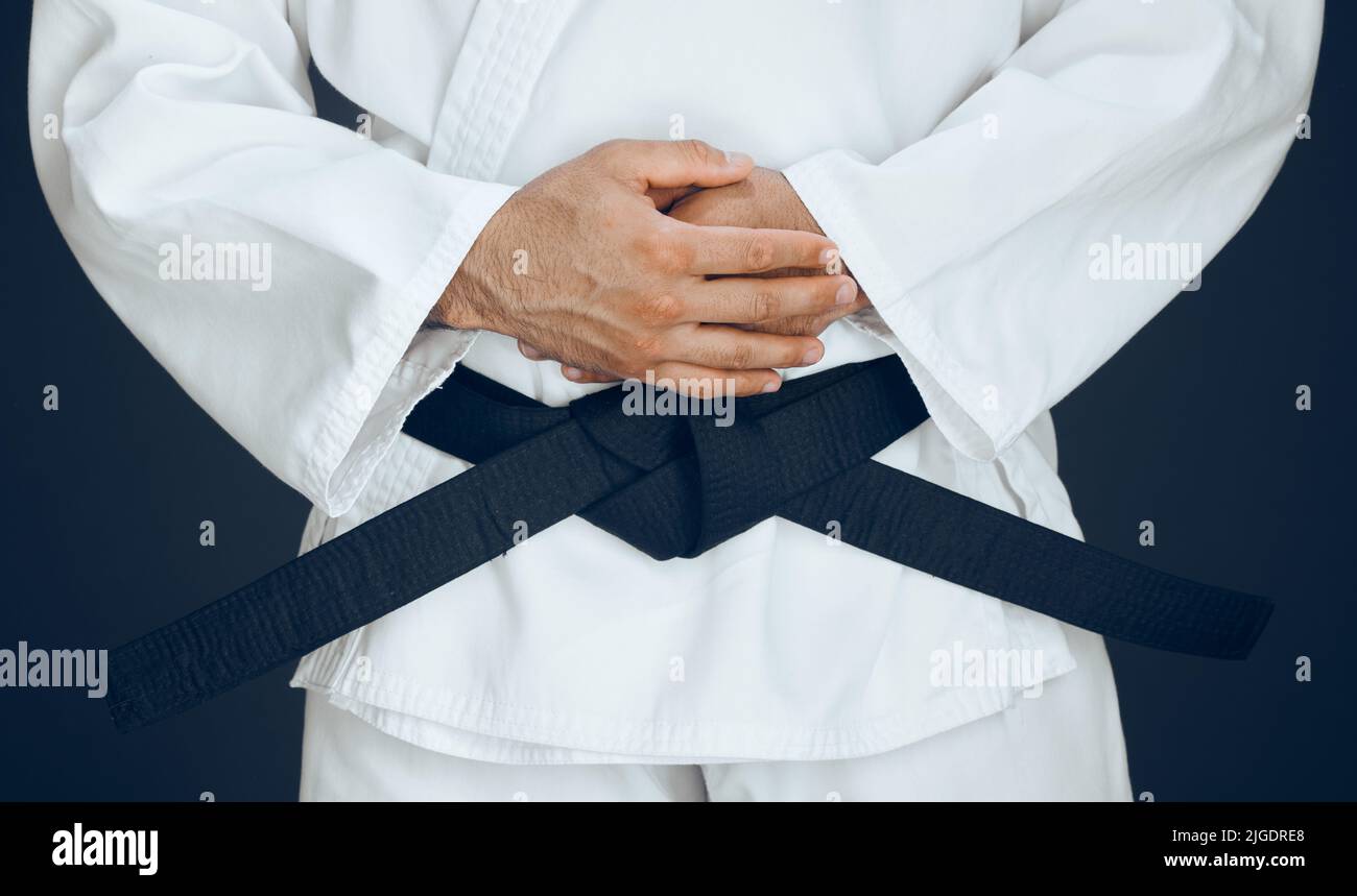 Always calm and composed. an unrecognizable male martial artist ...