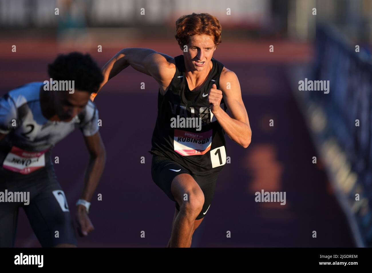 Jacob Robinson places sixth in the 800m in 1:50.87 during the Under ...