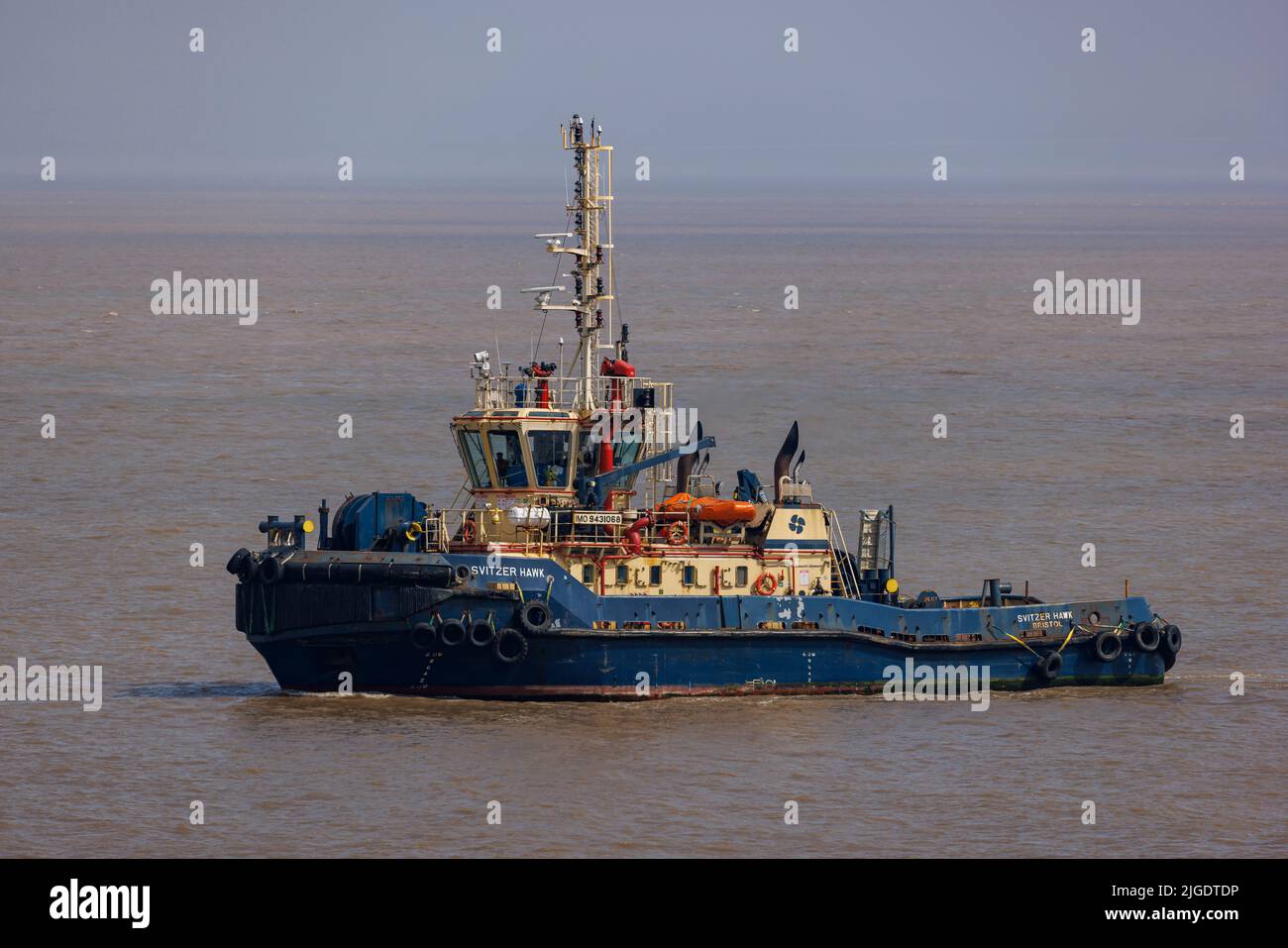Tug on standby Stock Photo - Alamy