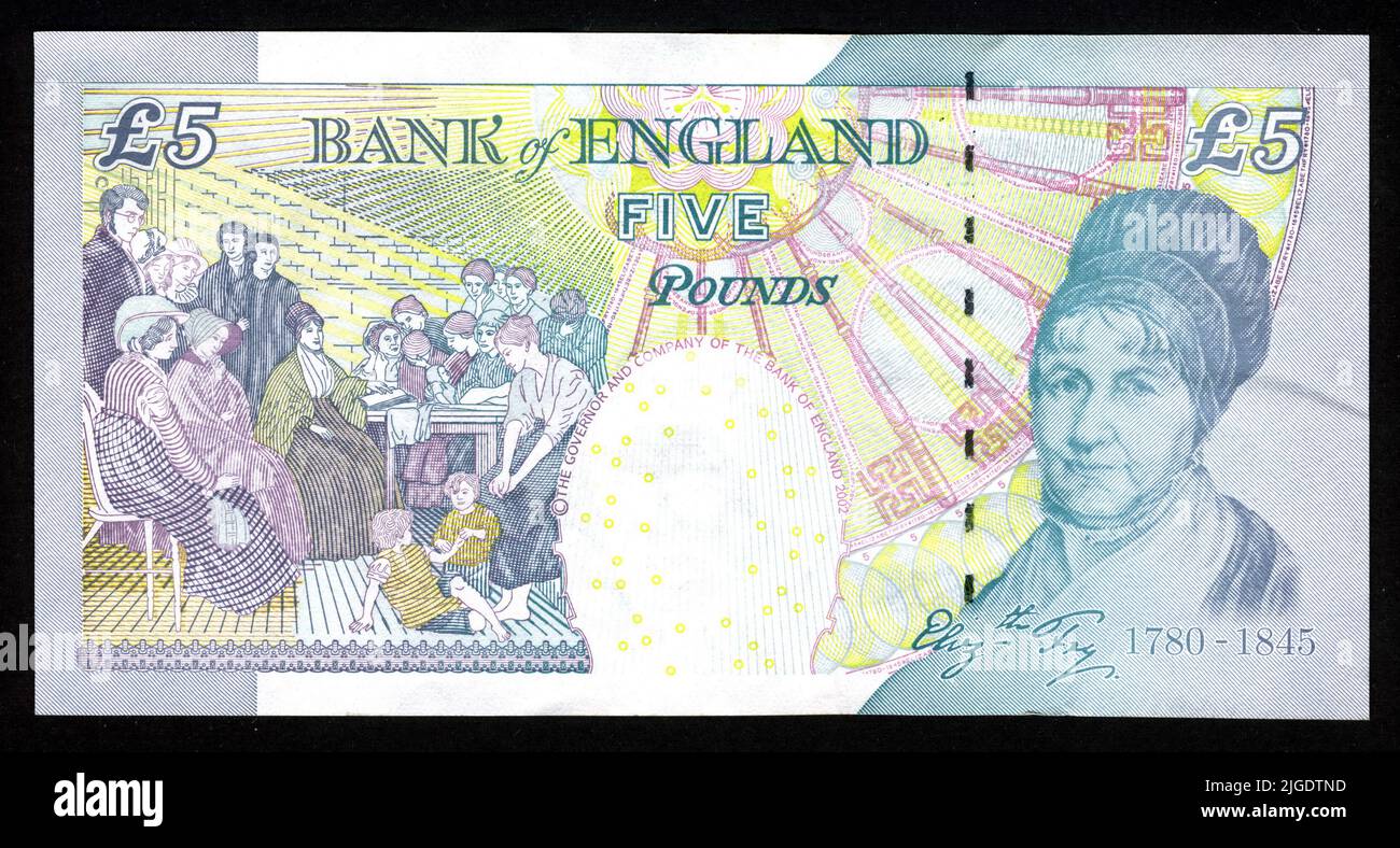 5 pounds elizabeth ii hi-res stock photography and images - Alamy