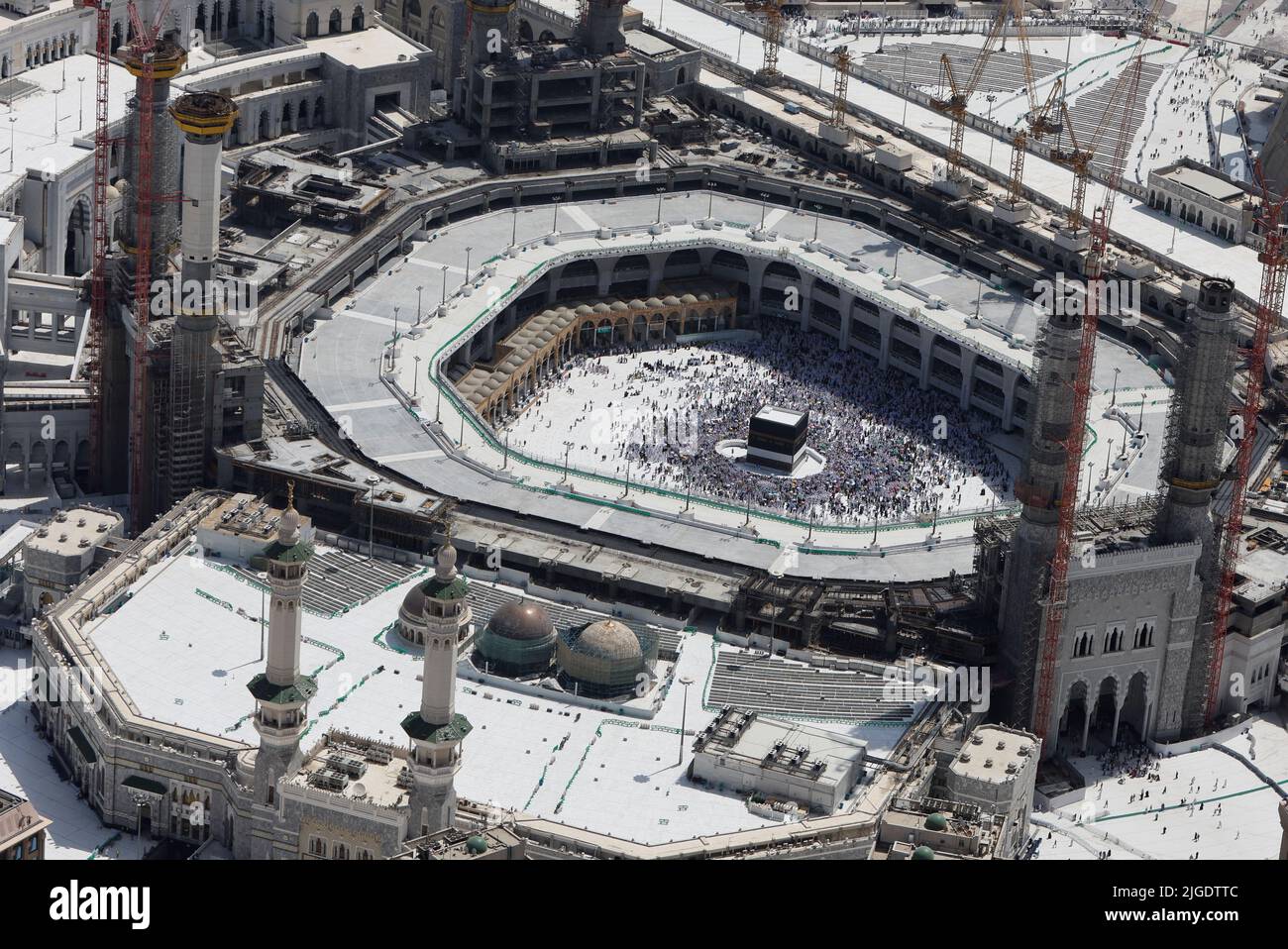 Grand mosque mecca aerial view hi-res stock photography and images - Alamy