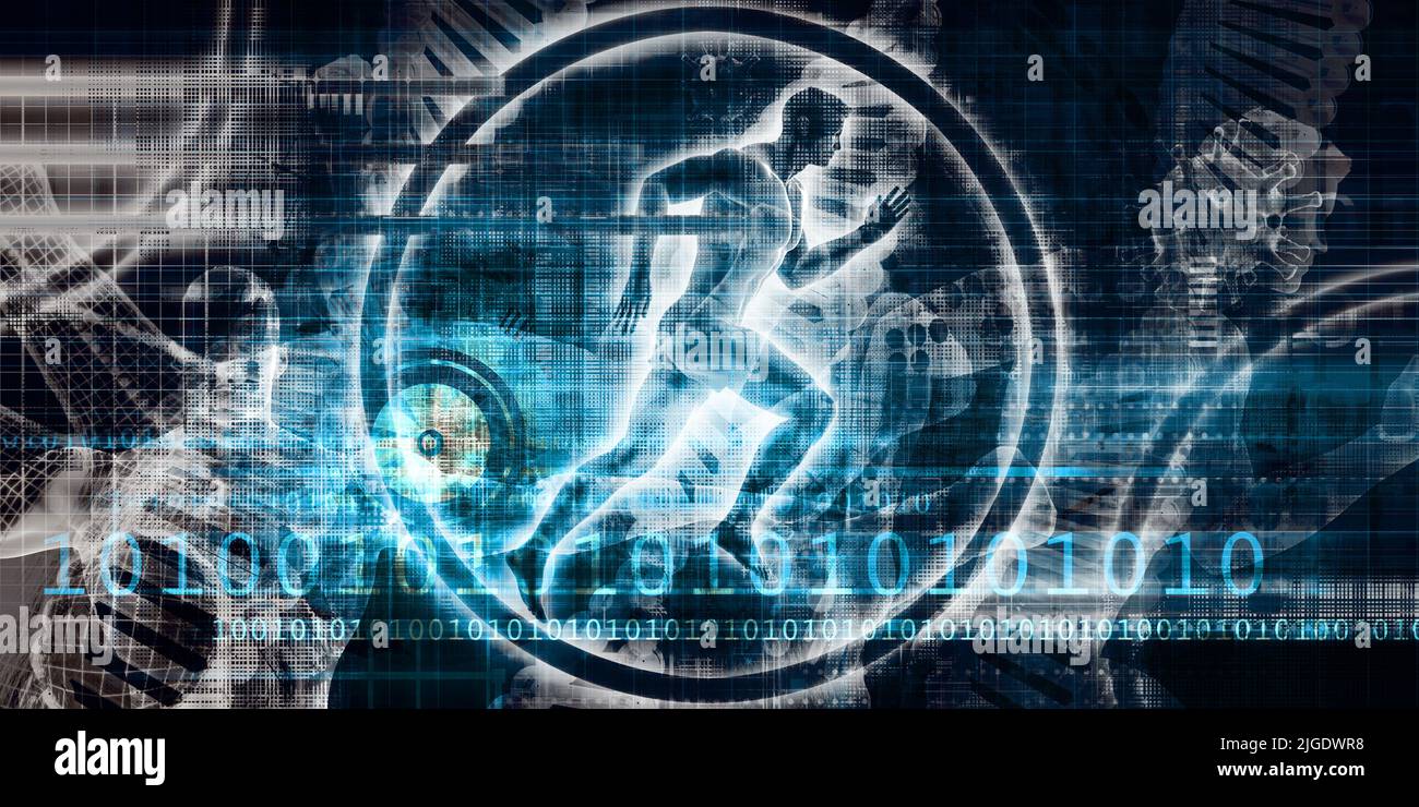 Medical Science Futuristic Technology As A Art Stock Photo - Alamy