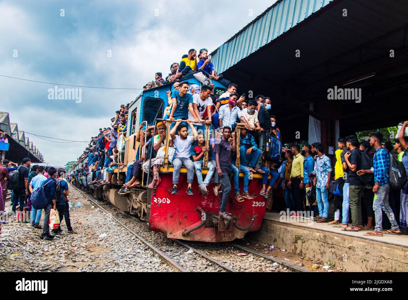 Journey by train to celebrate the biggest religious festival Eid-UL ...