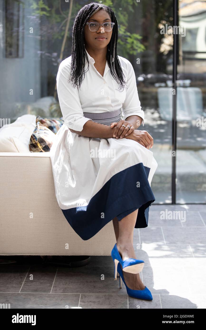 Kemi Badenoch, Conservative MP for Saffron Waldon Stock Photo - Alamy