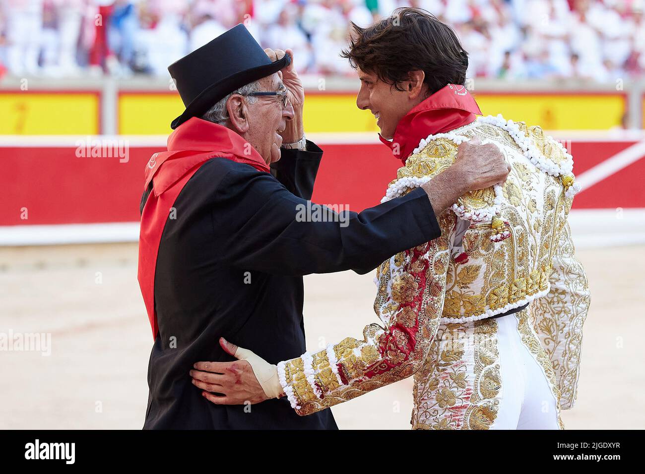 Peruvian bullfighting Andres Roca Rey challenges a Nunez del Cuvillo ...