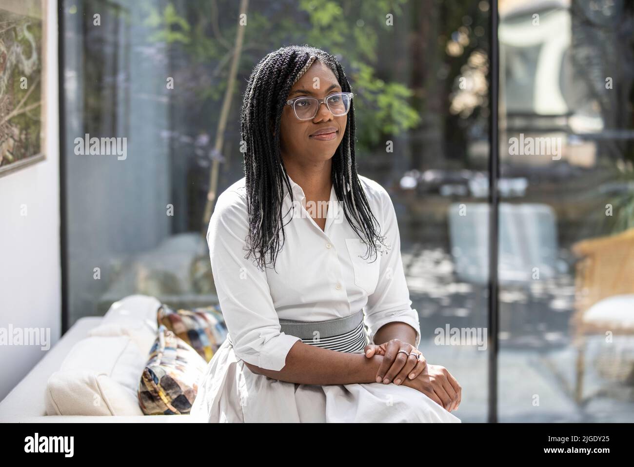 Kemi Badenoch, Conservative MP for Saffron Waldon Stock Photo - Alamy