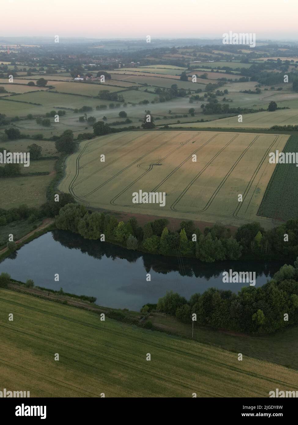 Aerial Photo. Bodicote. Oxfordshire. England Stock Photo - Alamy