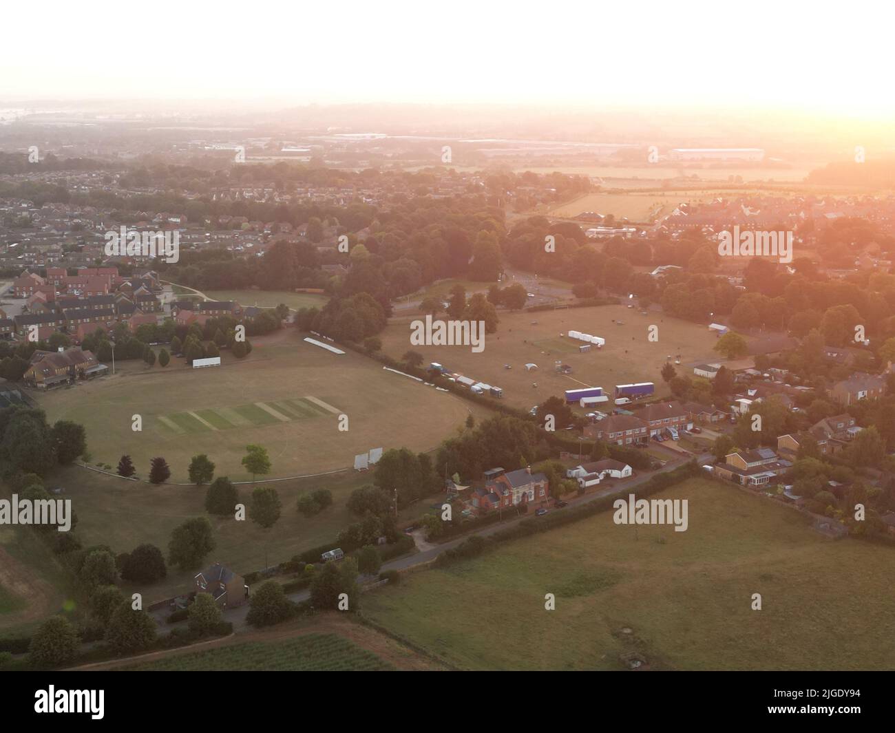 Aerial Photo. Bodicote. Oxfordshire. England Stock Photo - Alamy