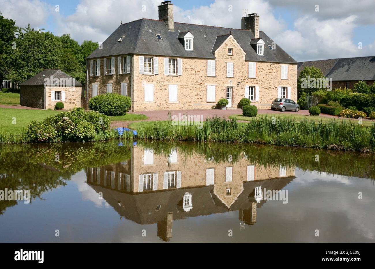 A beautiful old Manor House in the French countryside Stock Photo - Alamy