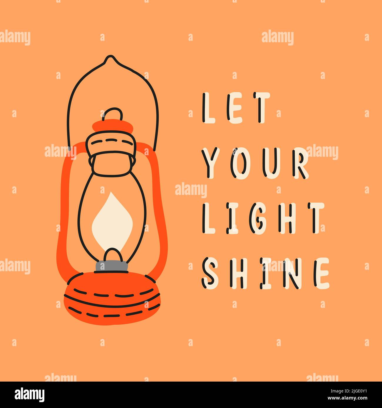 Let shine in Stock Vector Images - Alamy