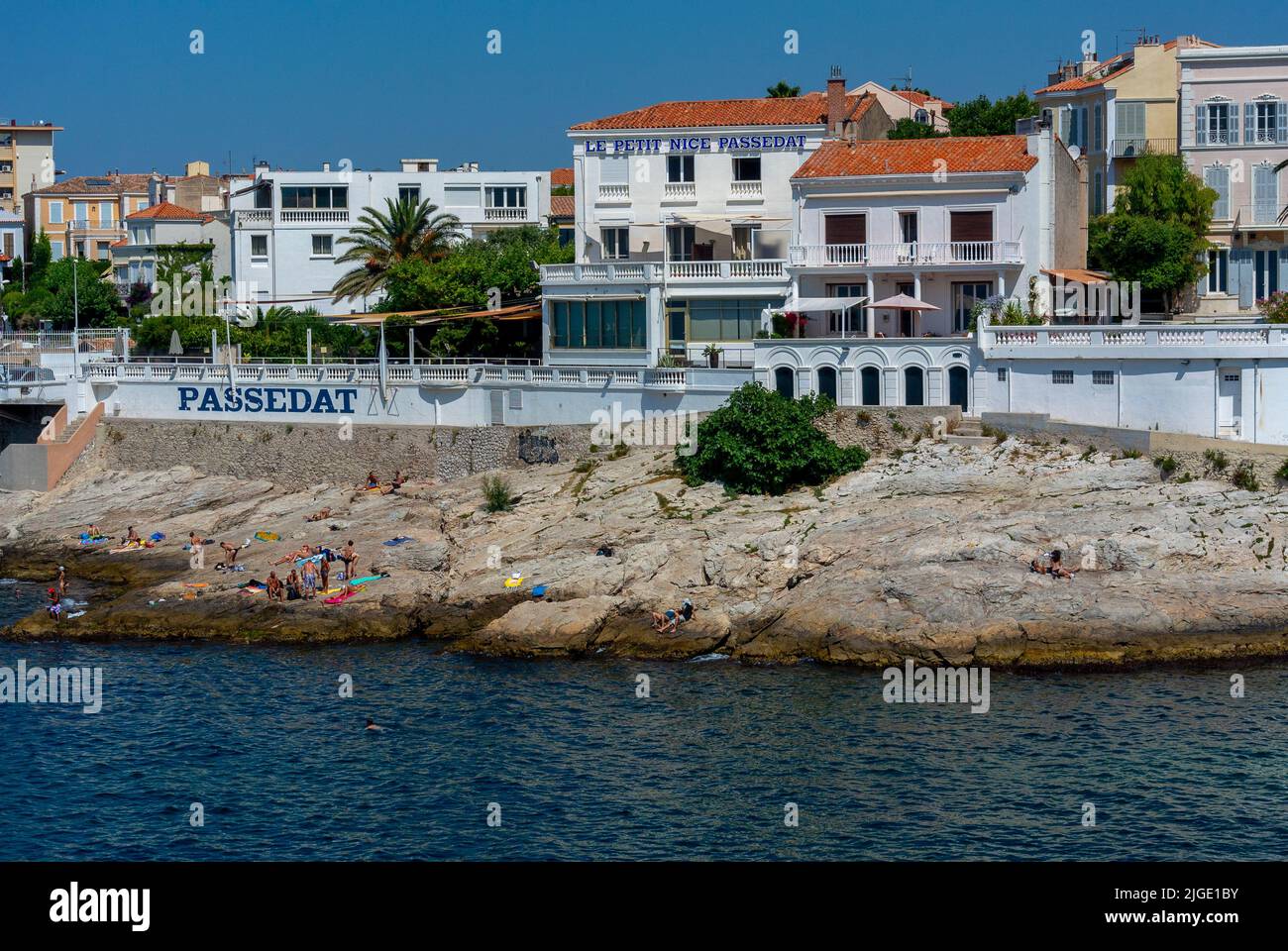 Marseille, France, Houses on Ocean, Coastal Scene, Mediterranean Sea ...