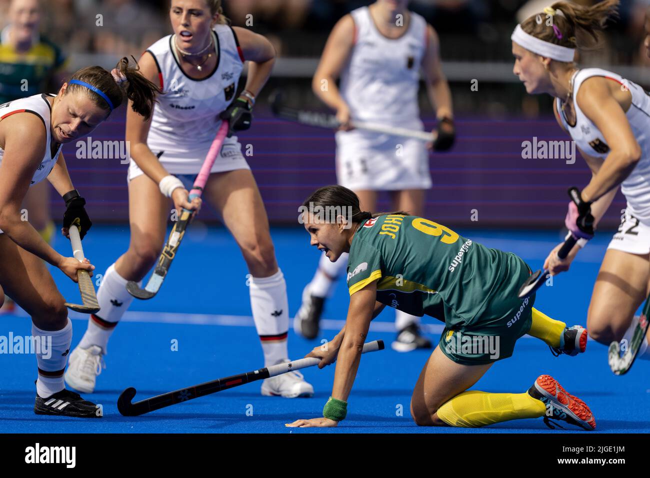AMSTERDAM - Robyn Johnson (RSA,C) during the match between Germany and ...