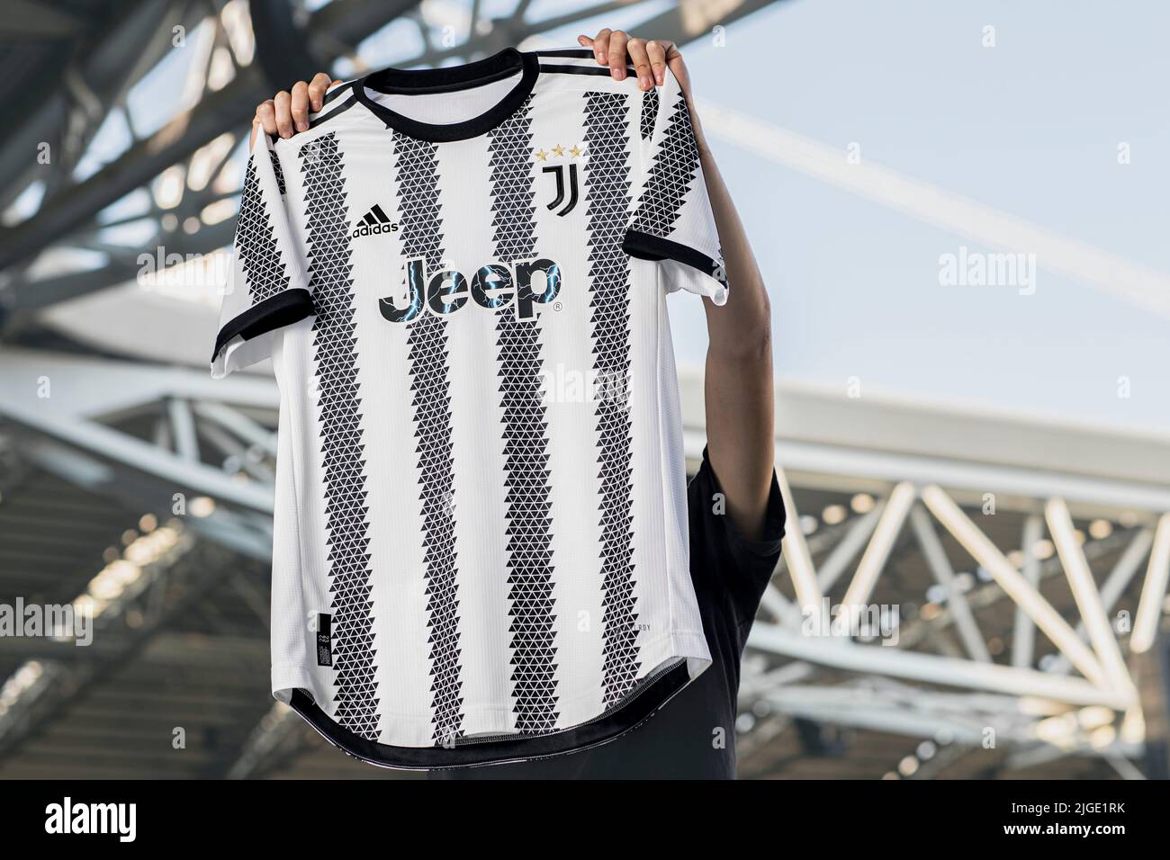 Juventus Turin home jersey for the 2022/23 season Stock Photo - Alamy