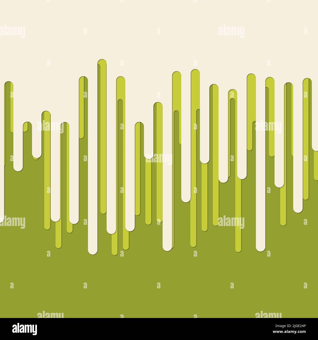 Abstract Rounded paint melting Color Lines and falling drips paint in ...