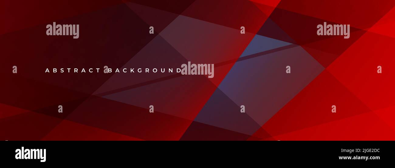 Dark red abstract background. Red modern abstract wide banner with ...