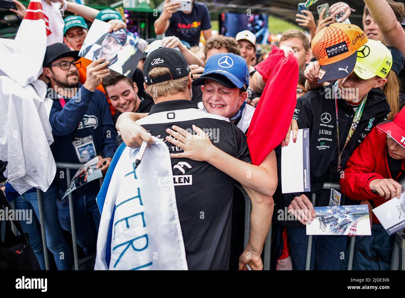Spielberg, Austria. 9th July, 2022. #77 Valtteri Bottas (FIN, Alfa ...