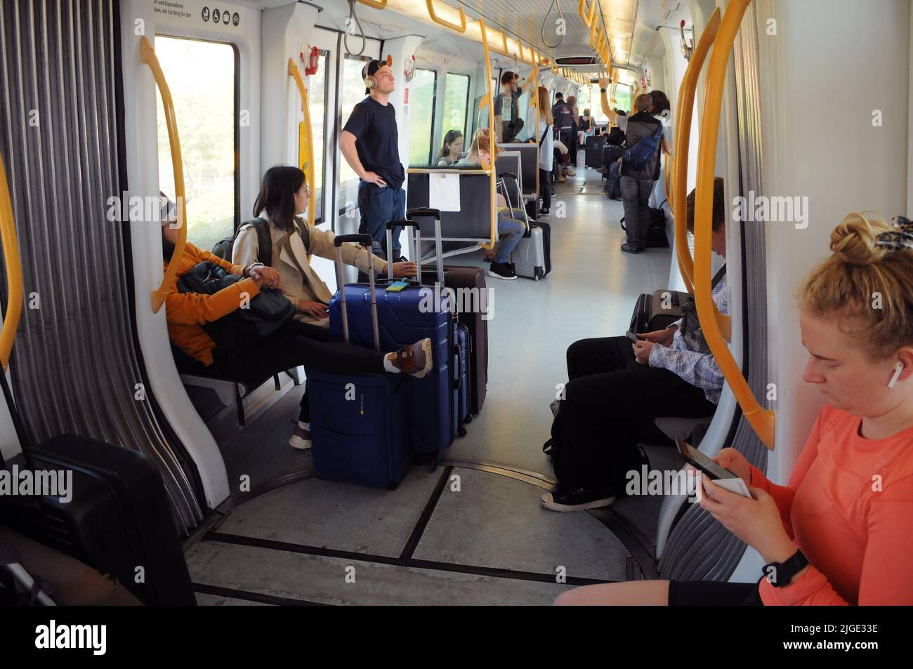 Kastrup/Copenhagen/Denmark/10 July 2022/Traveller departure from ...