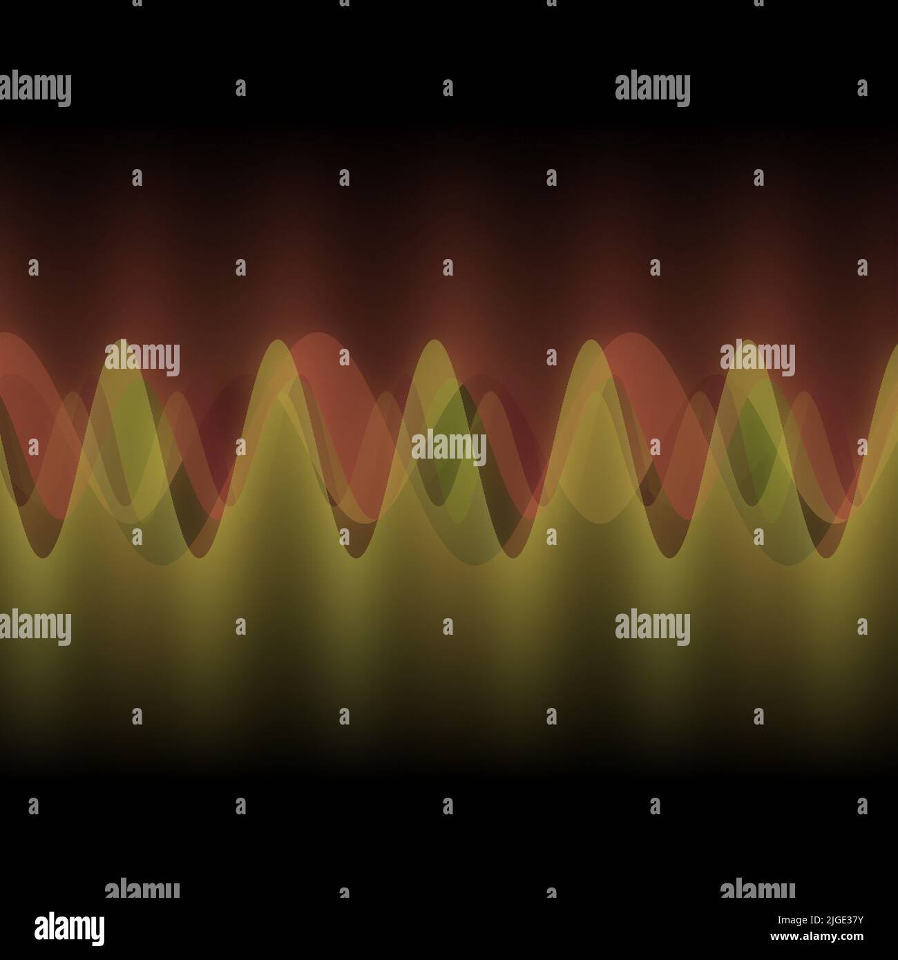 Illustration of multiple waves oscillating or overlapping by many small ...