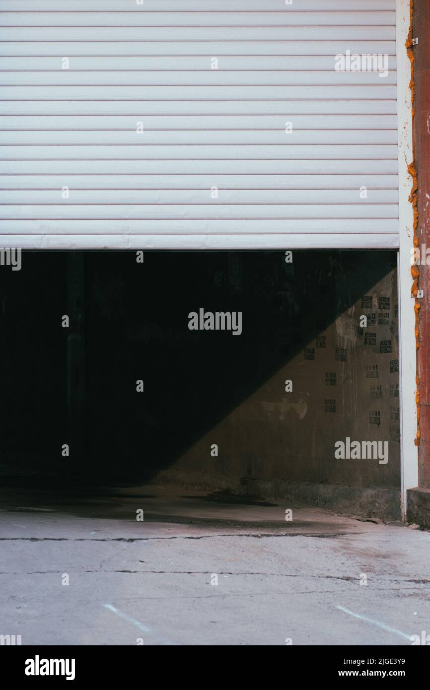 Door half open hi-res stock photography and images - Alamy