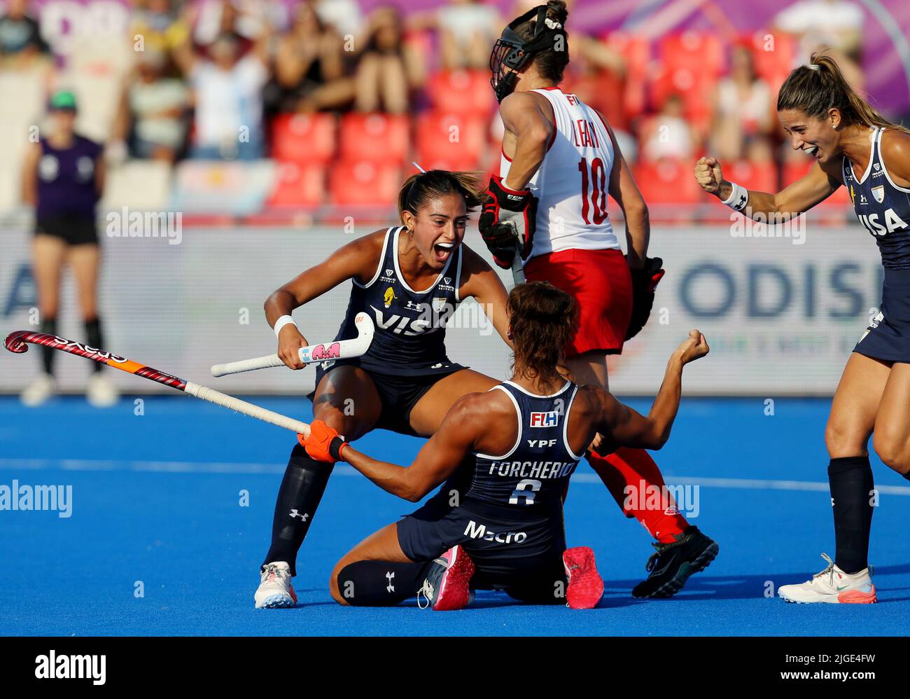 TERRASSA 2022 Women's World Cup Spain & NetherlandsArgentina v Canada ...