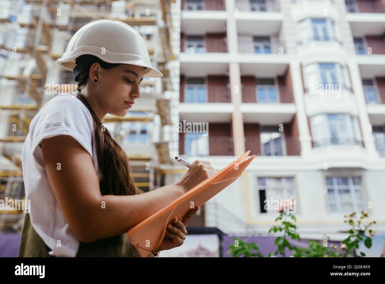 Woman construction engineer. Woman construction Engineer concept Stock ...