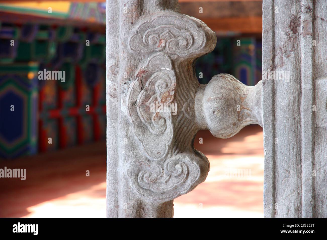 A selective of bluestone carving in a temple in China Stock Photo - Alamy