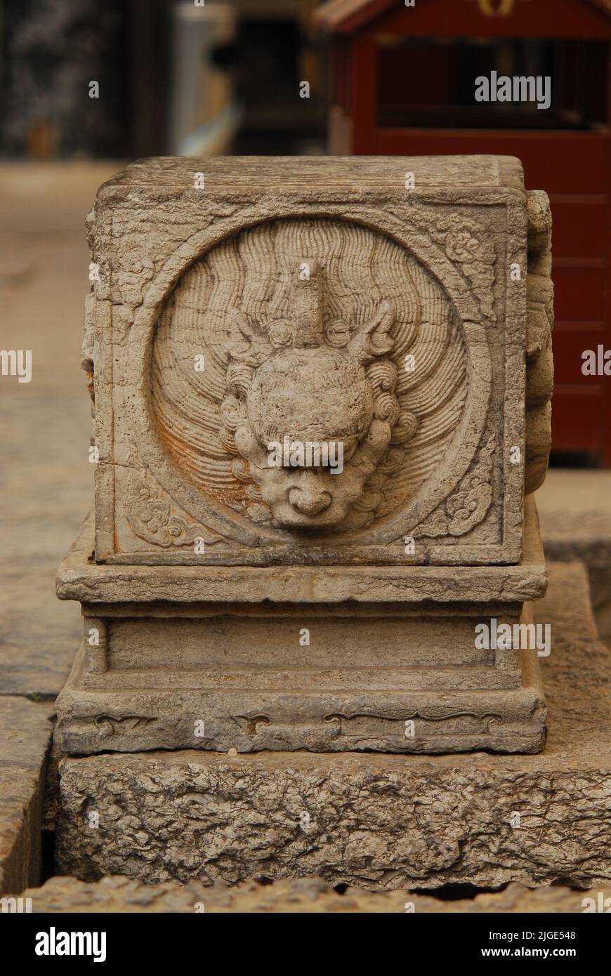 A selective of bluestone carving in a temple in China Stock Photo - Alamy
