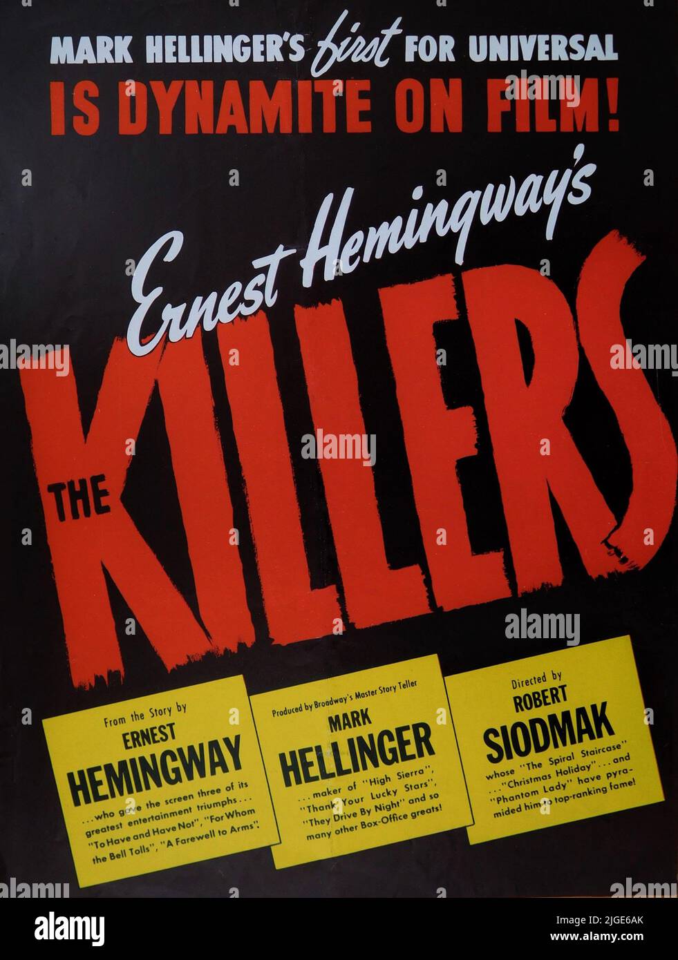 US Trade Advert for BURT LANCASTER AVA GARDNER and EDMUND O'BRIEN in ...