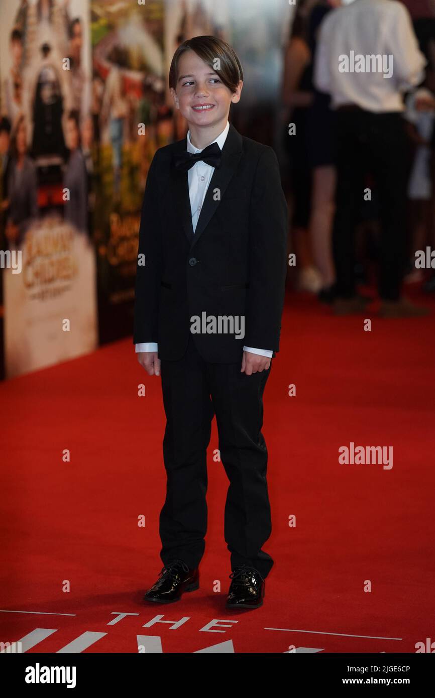 Zac Cudby arriving at the Railway Children gala screening at ...