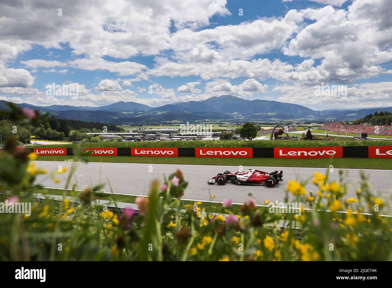 Spielberg, Austria. 9th July, 2022. #24 Guanyu Zhou (CHN, Alfa Romeo F1 ...