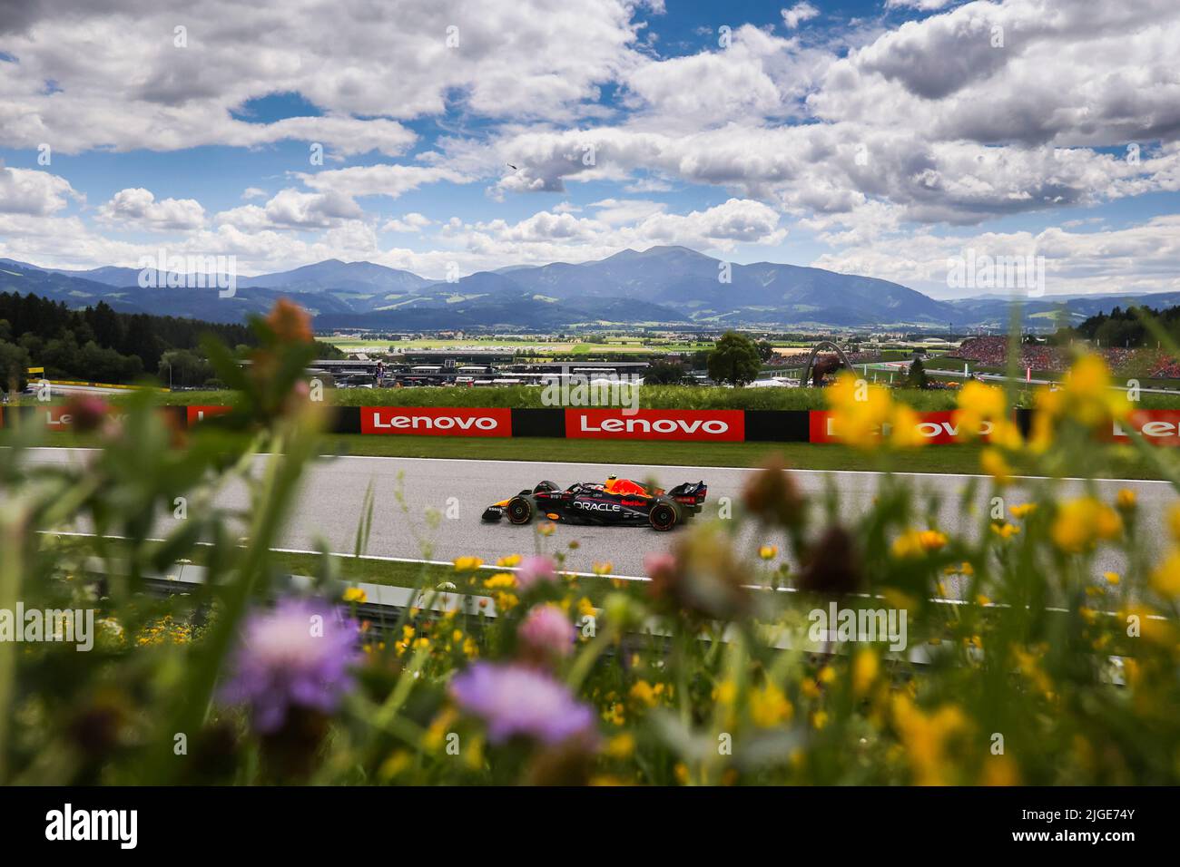 Spielberg, Austria. 9th July, 2022. #11 Sergio Perez (MEX, Oracle Red ...