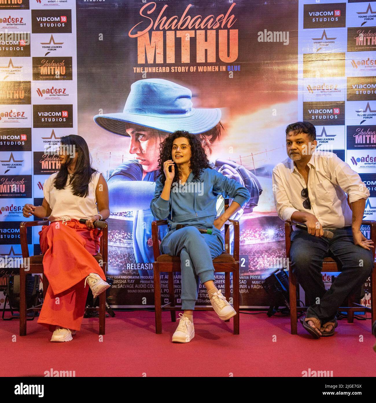 Kolkata, India. 09th July, 2022. Different moments of Press Conference ...