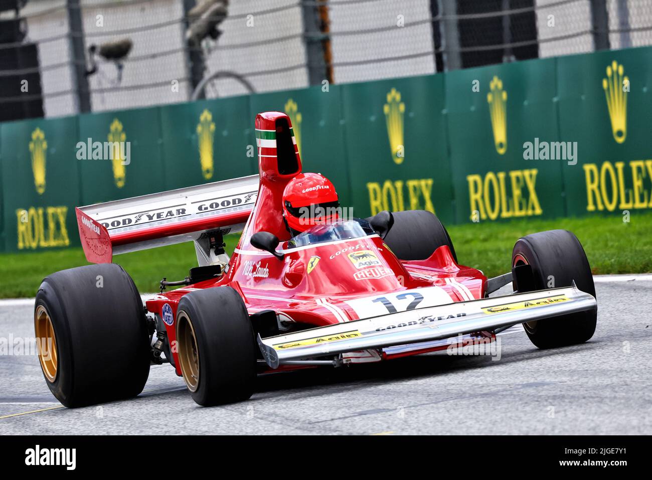Spielberg, Austria. 10th July, 2022. Mathias Lauda (AUT) in the 1974 ...