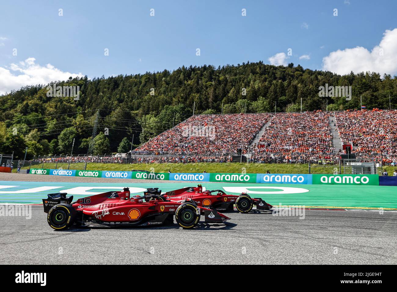 Spielberg, Austria. 9th July, 2022. #16 Charles Leclerc (MCO, Scuderia ...