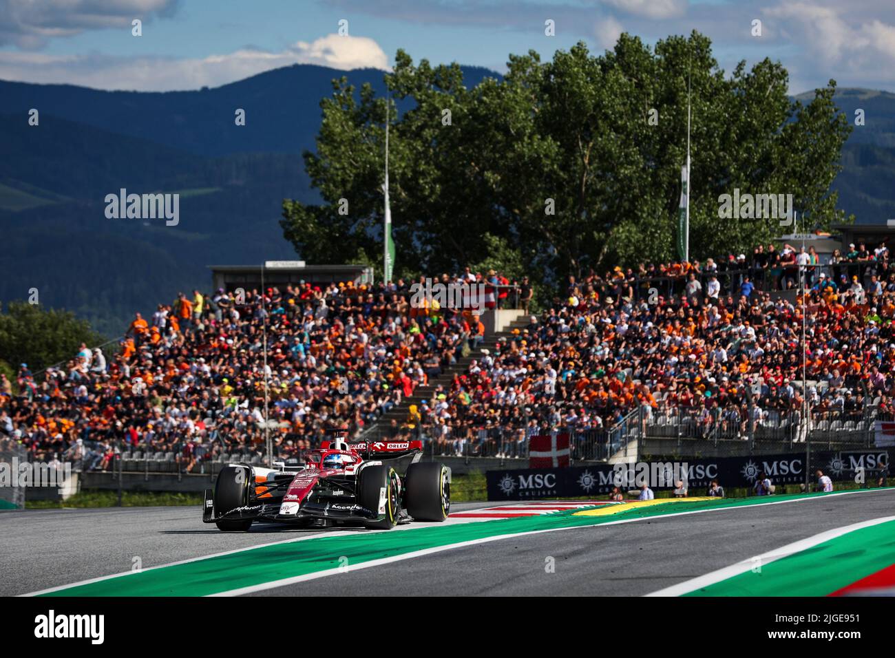 Spielberg, Austria. 9th July, 2022. #77 Valtteri Bottas (FIN, Alfa ...