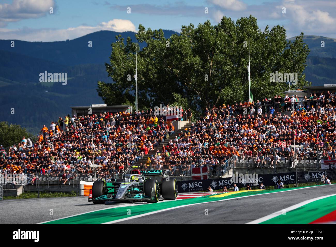 Spielberg, Austria. 9th July, 2022. #44 Lewis Hamilton (GBR, Mercedes ...