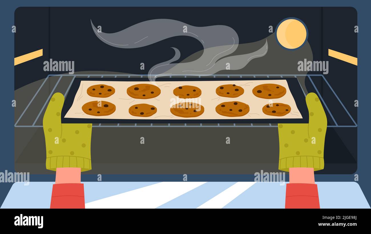 Taking biscuit Stock Vector Images - Alamy