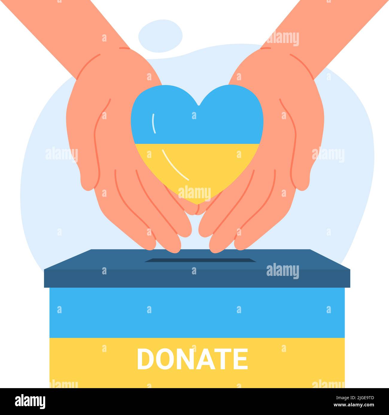 Hands of people donate and help Ukraine to fight humanitarian crisis ...