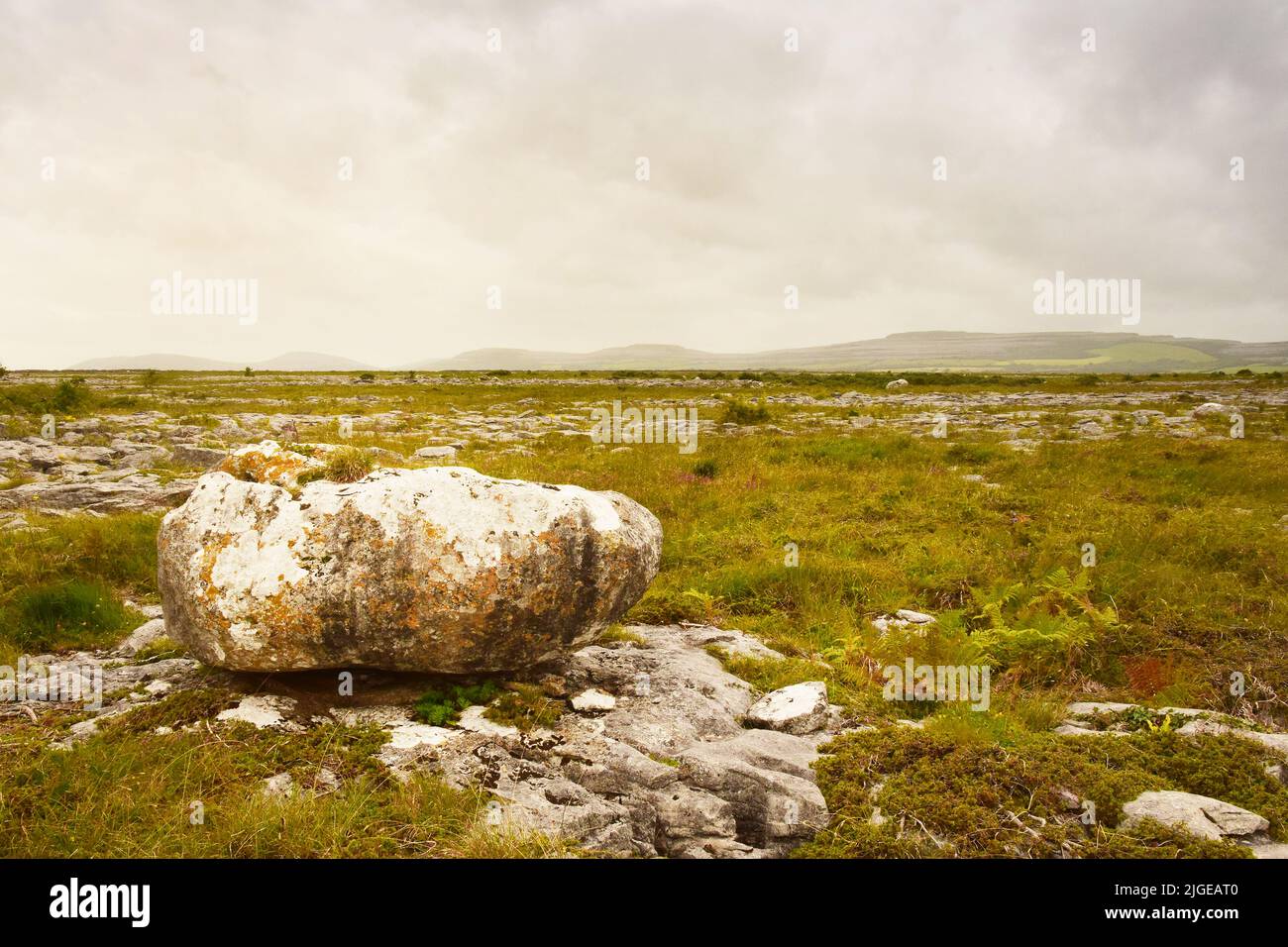 The Burren Landscape in County Clare, Ireland Stock Photo - Alamy