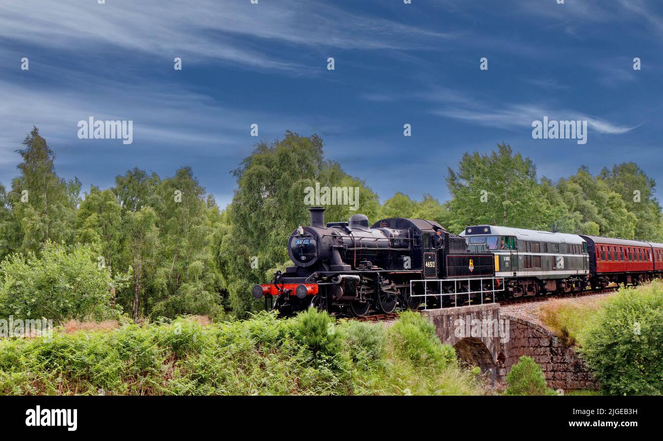 Strathspey railway diesel locomotive hi-res stock photography and ...