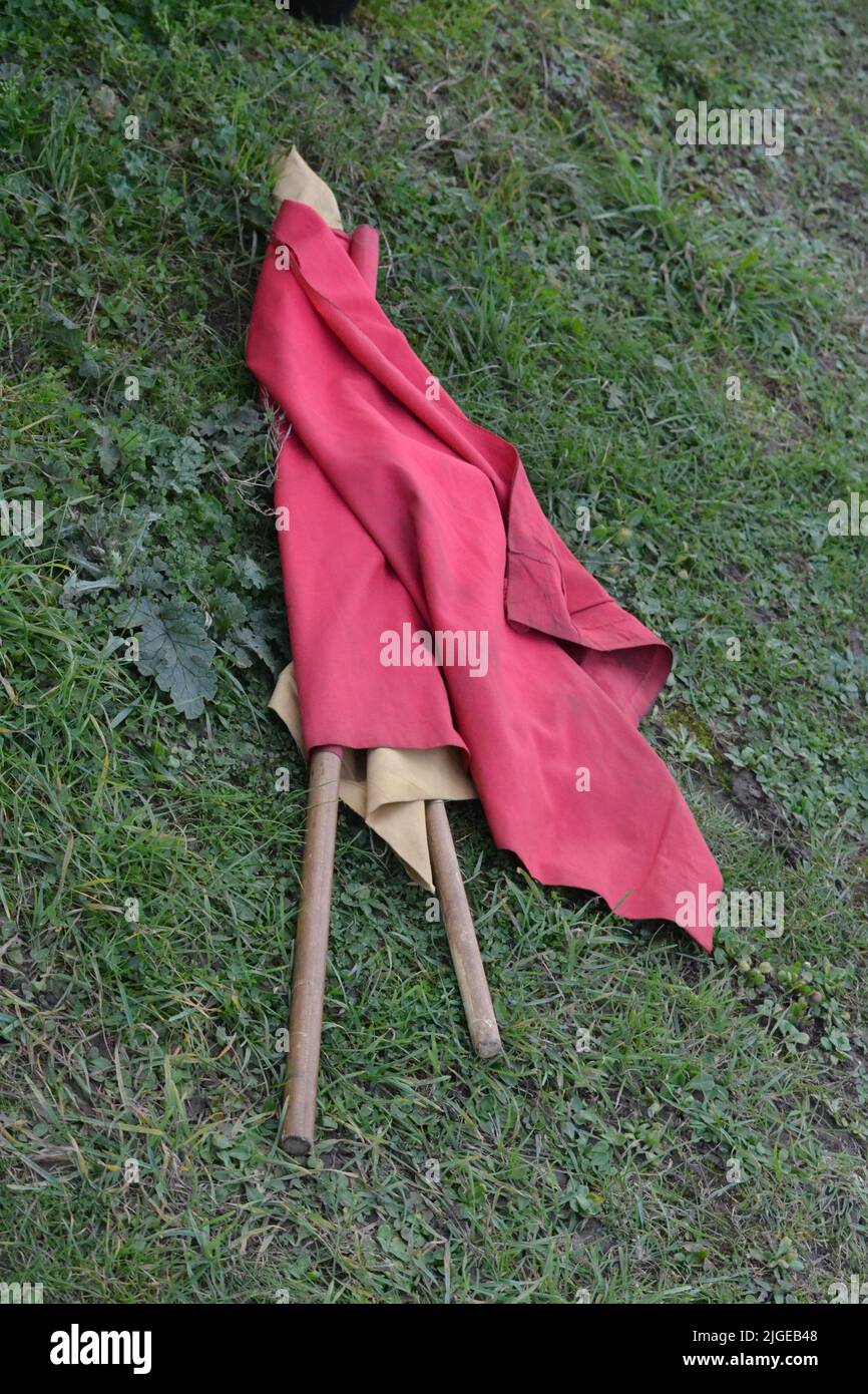 Race stopped flag hi-res stock photography and images - Alamy