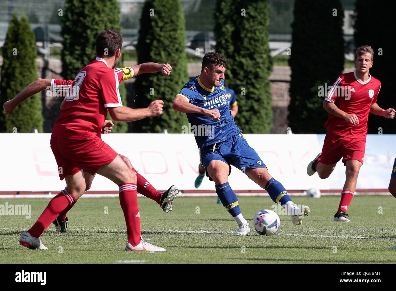 Roberto Piccoli of Hellas Verona during the friendly match Hellas ...