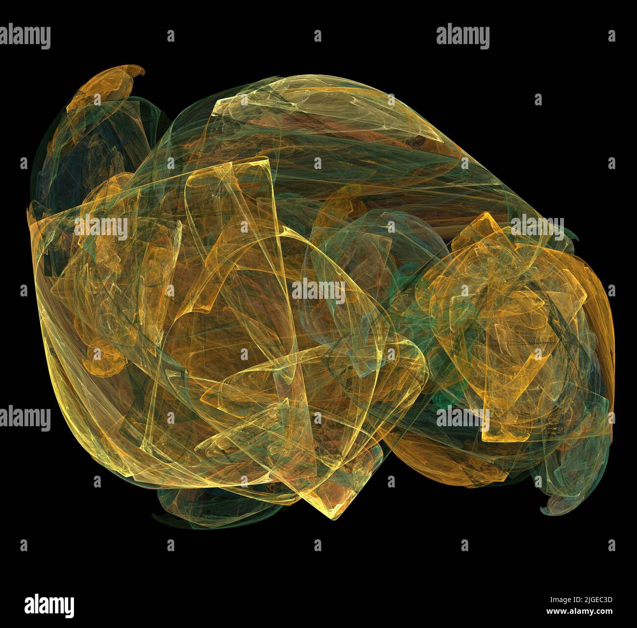 image of one Illustration of digital fractal Stock Photo - Alamy