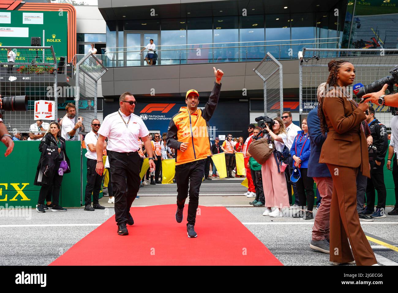 Spielberg, Austria. 10th July, 2022. #3 Daniel Ricciardo (AUS, McLaren ...