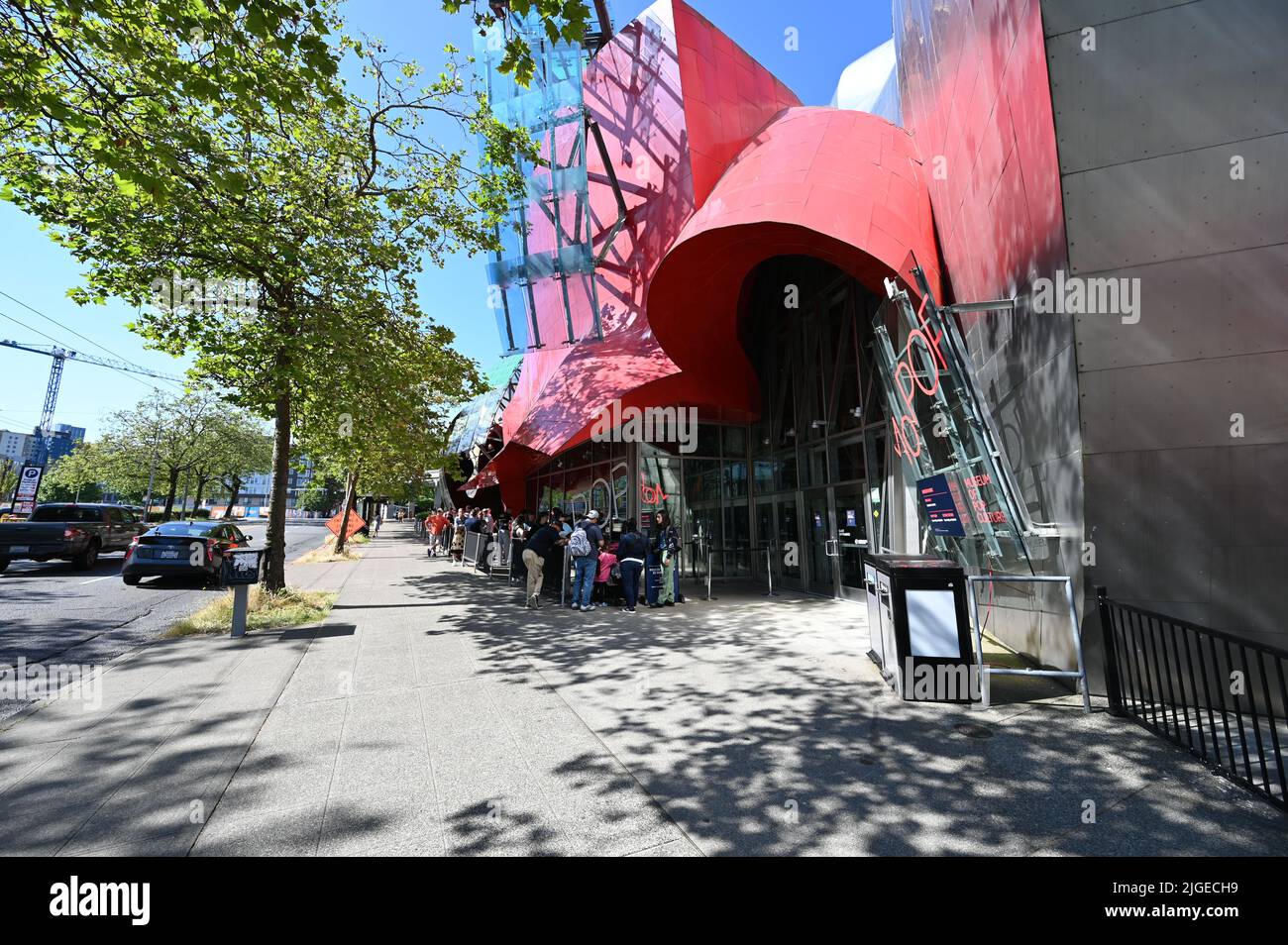 The entrance to the museum of Pop Culture in Seattle Stock Photo - Alamy