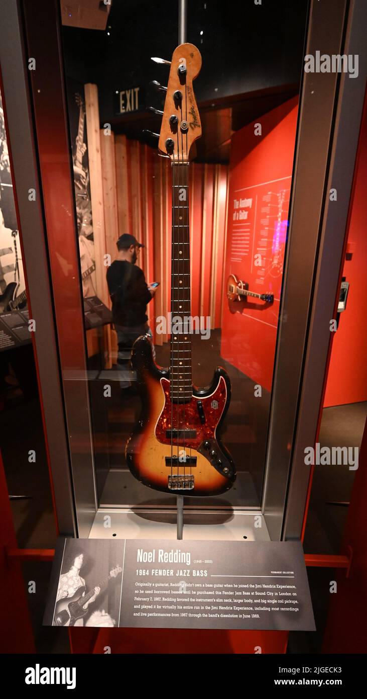 Fender Jazzmaster Bass Guitar Stock Photo - Alamy