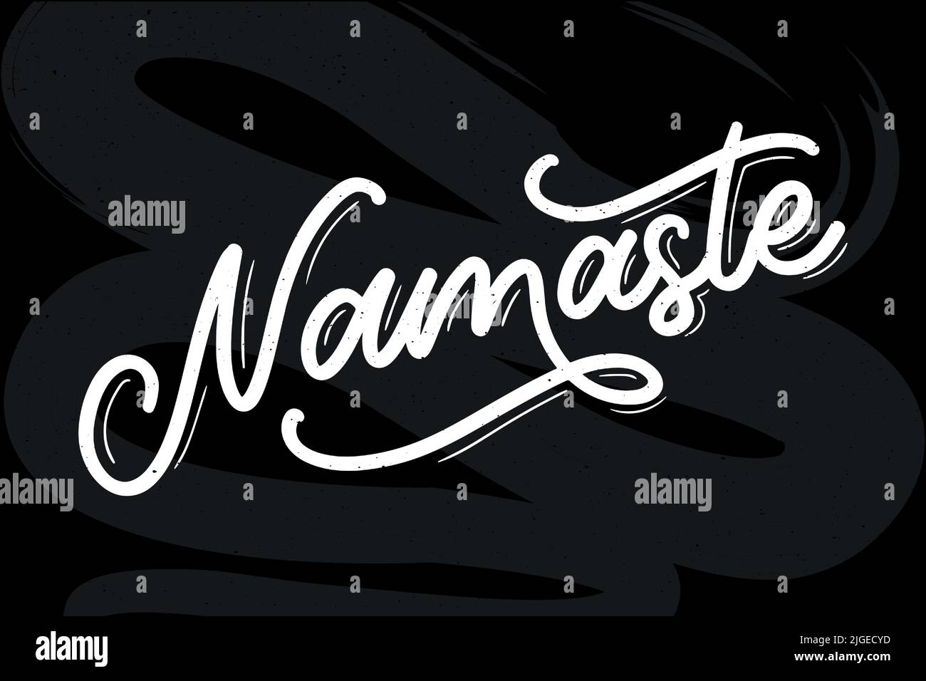 Namaste lettering Indian greeting, Hello in Hindi T shirt hand lettered ...
