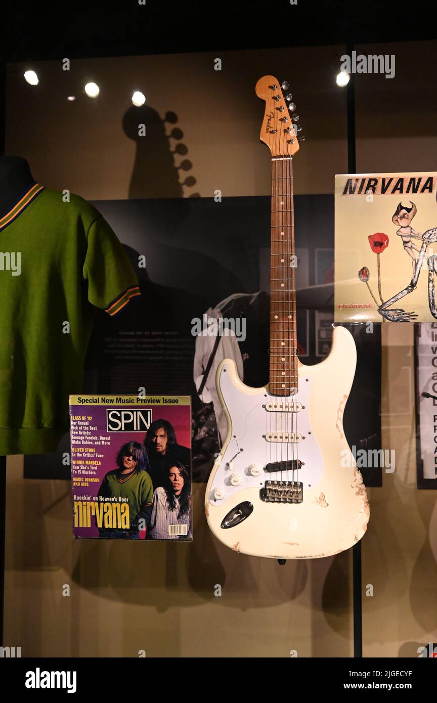 Nirvana pop memorabilia Stock Photo - Alamy