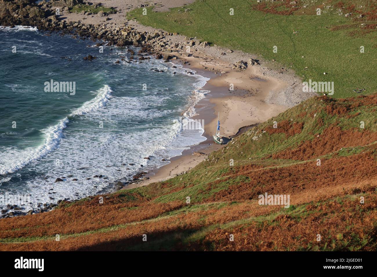 The Kintyre Way. Kintyre peninsula. Argyll and Bute. Scotland. UK Stock ...