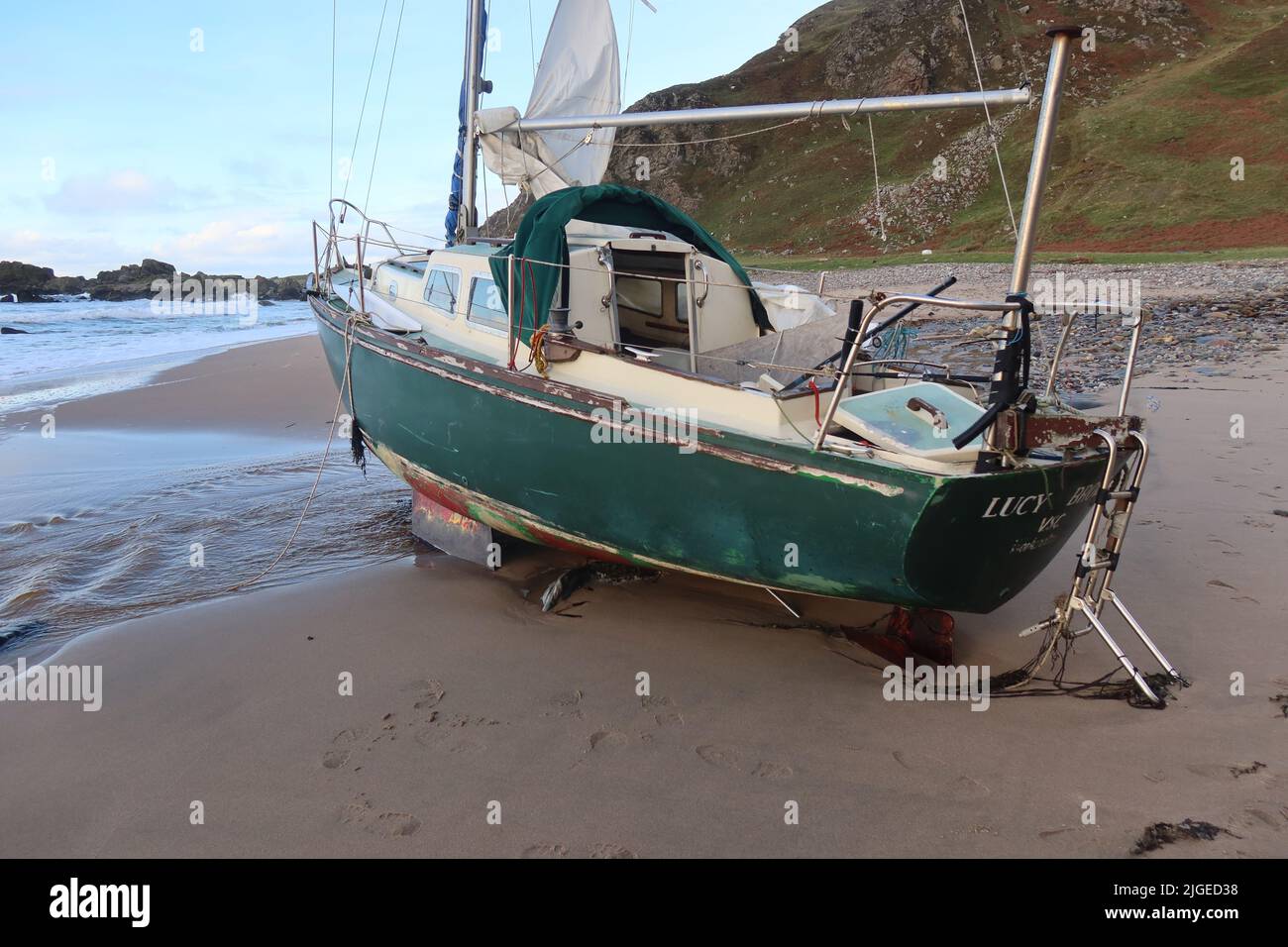 The Kintyre Way. Kintyre peninsula. Argyll and Bute. Scotland. UK Stock ...